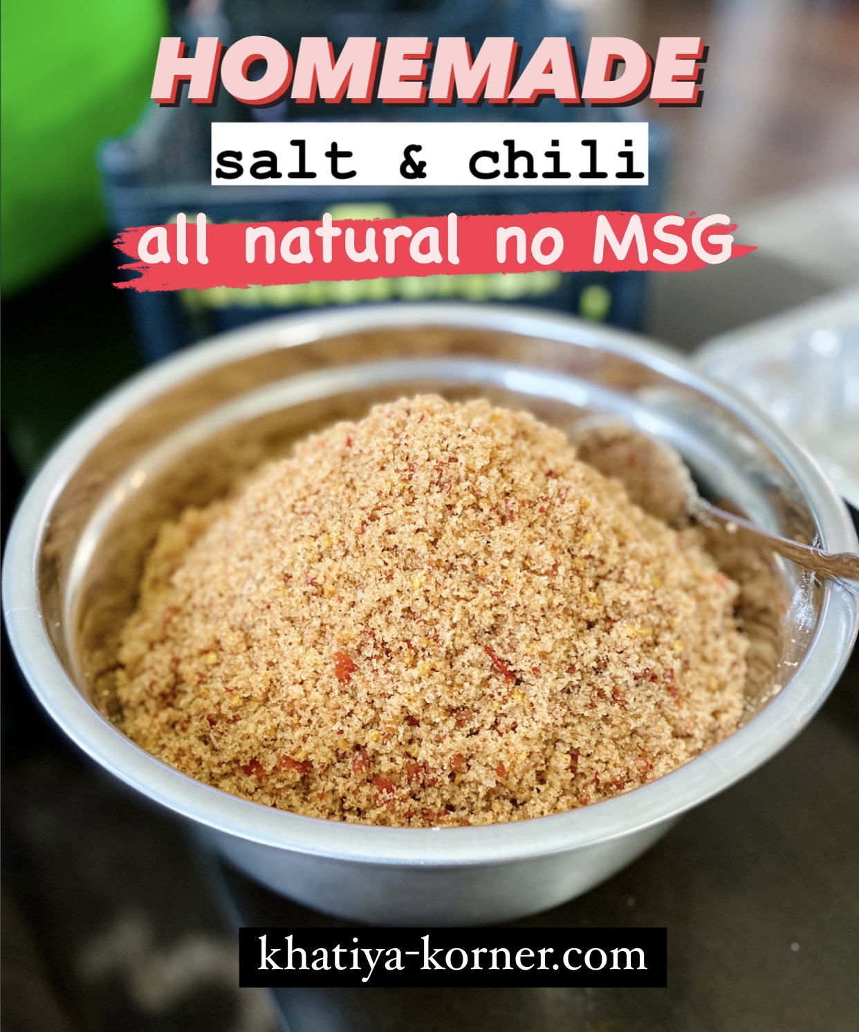 SALT & CHILI DIP for SOUR FRUITS អំបឹលម្ទេសបុក – Khatiya Korner